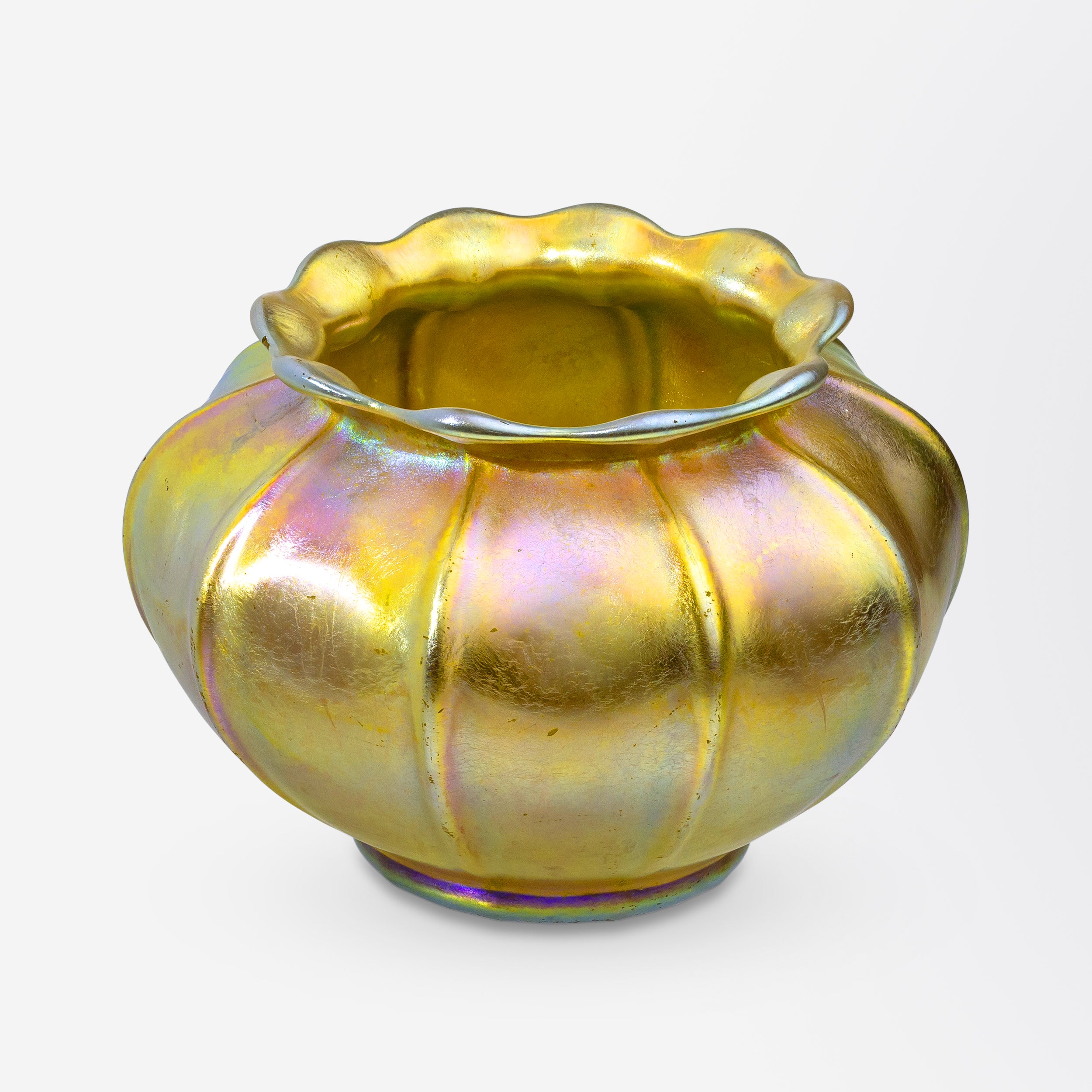 Tiffany Studios Favrile Glass Vase – The Antique Guild