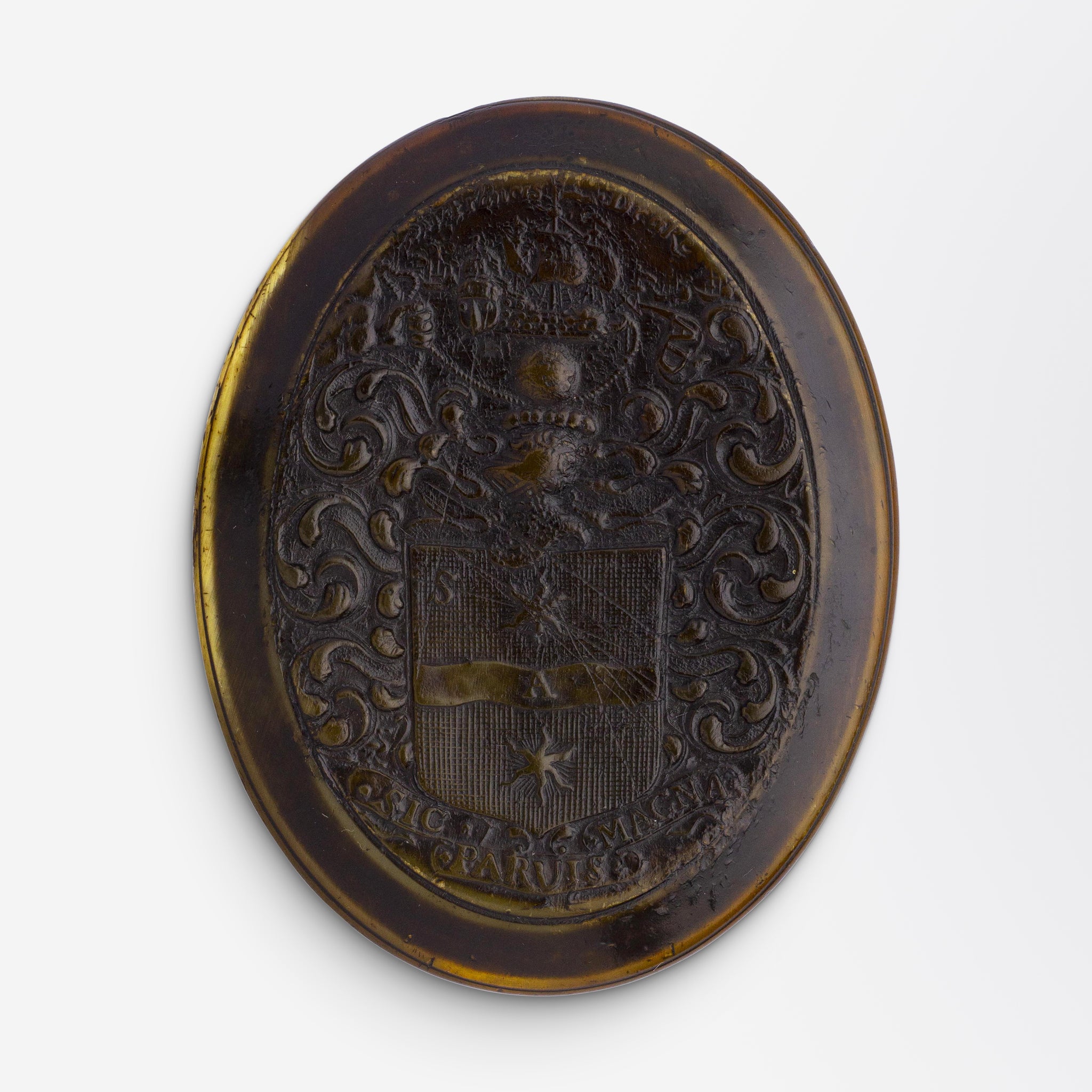 18th Century Horn Snuff Box With Arms of Sir Francis Drake – The ...
