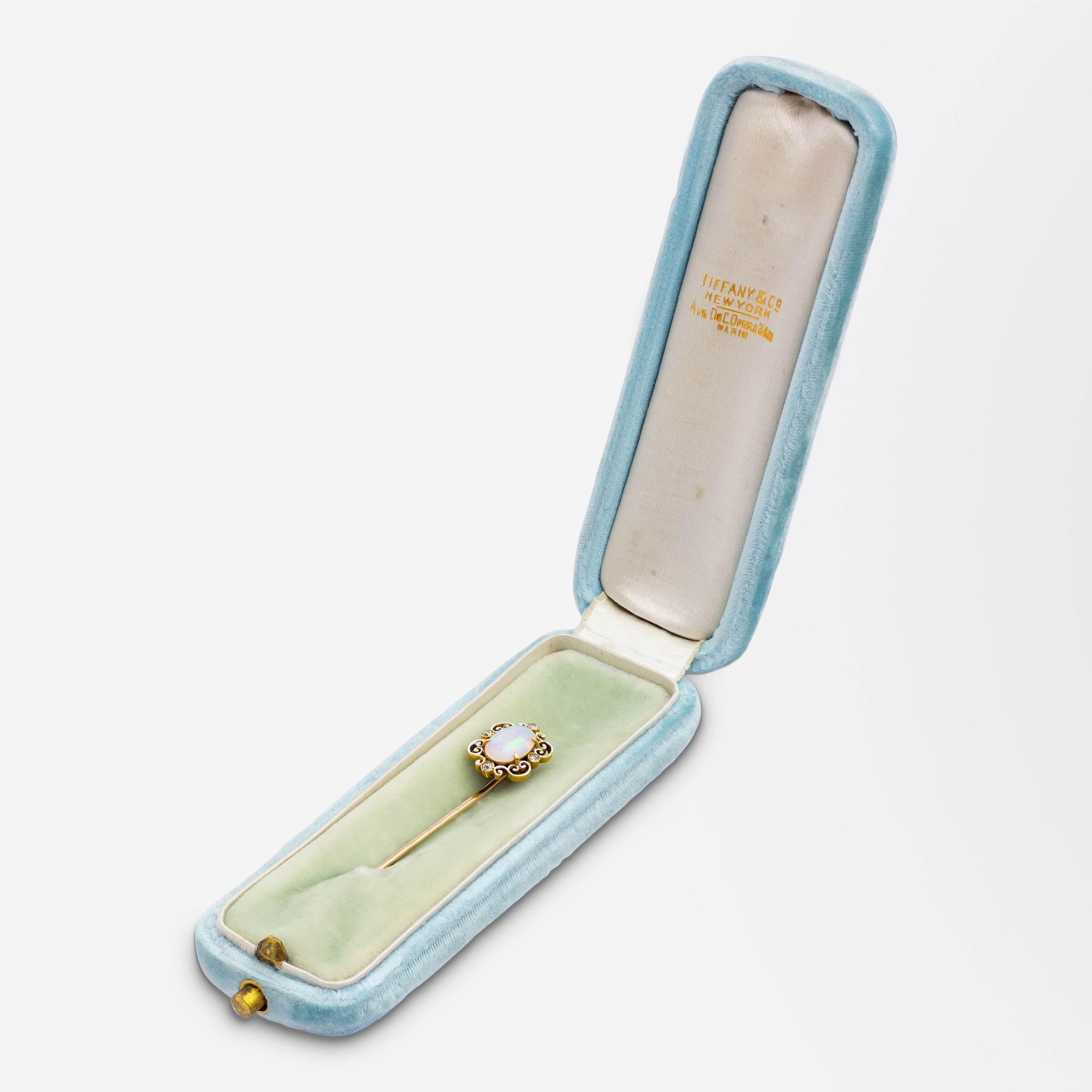 Tiffany & Company Art Nouveau Opal Set Stick Pin – The Antique Guild